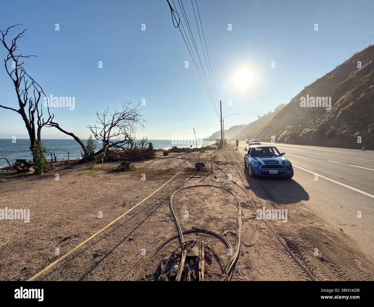 Various structures along the Pacific Coast Highway in Malibu, Ca six ...