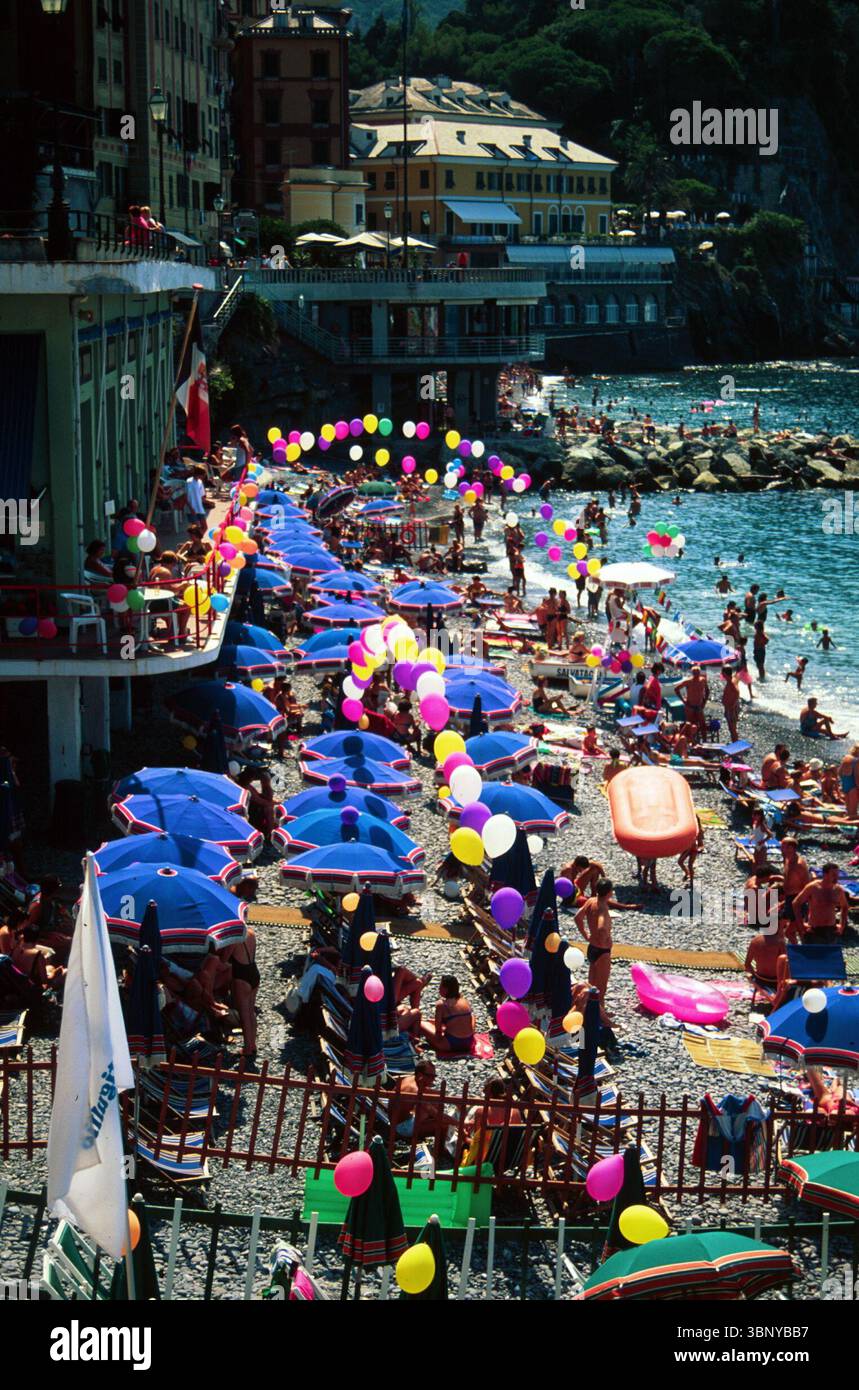 AOSTA VALLEY - AUGUST 15TH IN CAMOGLI GENOA Stock Photo - Alamy