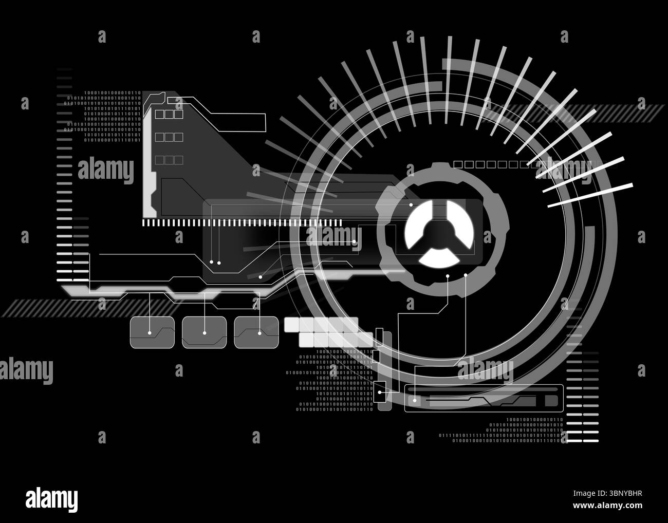 Featuring radial lines Black and White Stock Photos & Images - Alamy