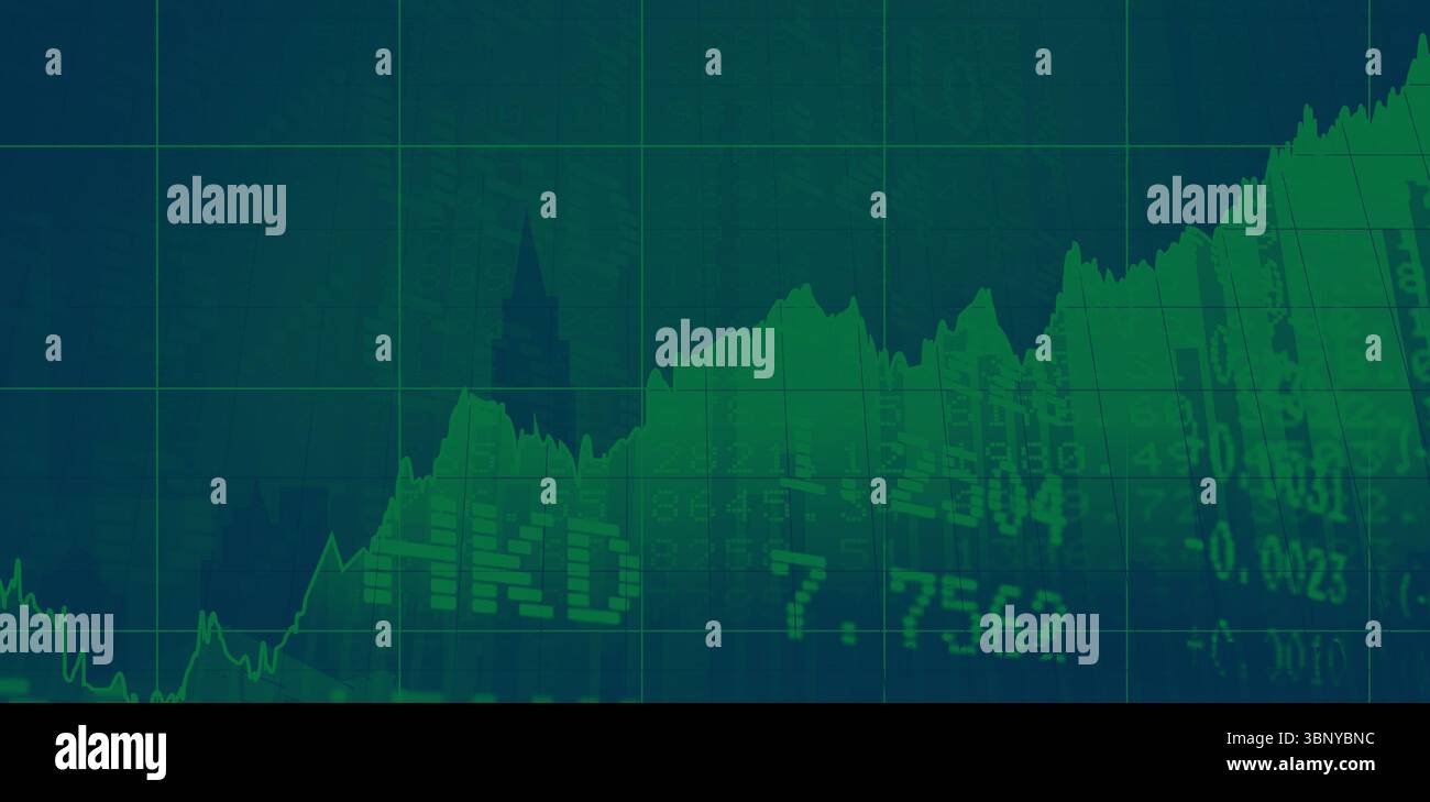 Digital graph data analysis graph hi-res stock photography and images ...
