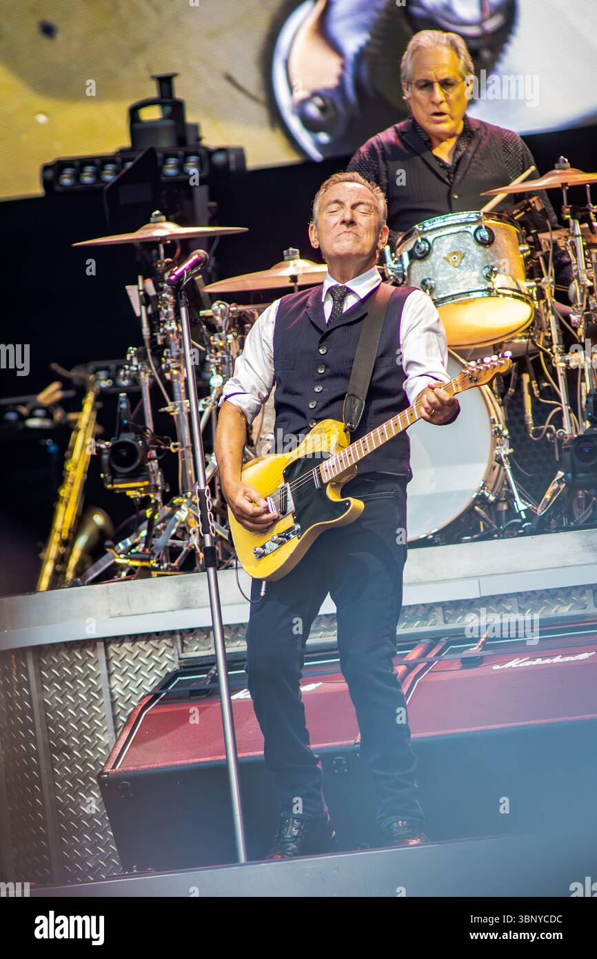 Milan Italy. 03th jul 2025. BRUCE SPRINGSTEEN AND THE E STREET BAND ...