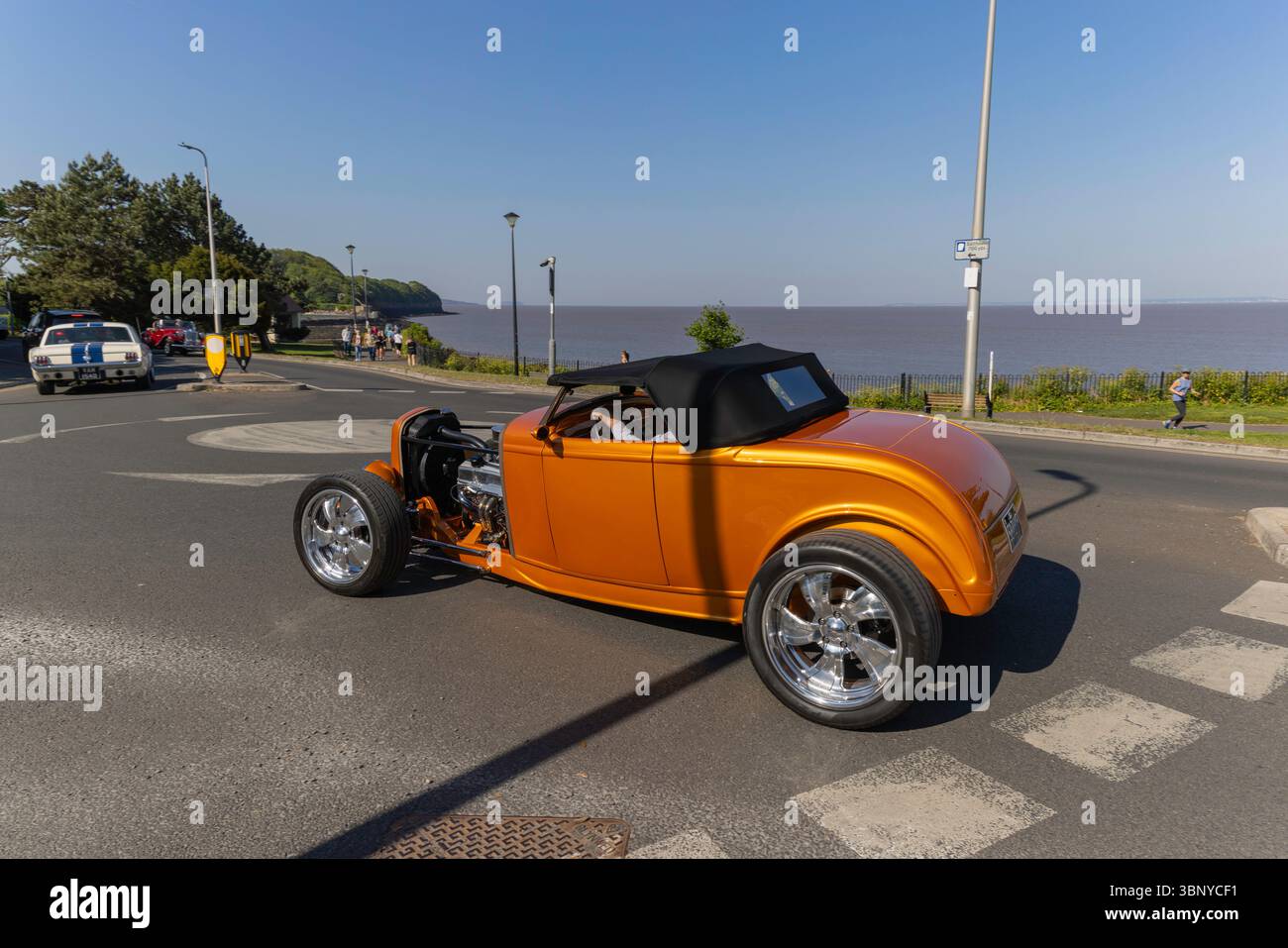 Clevedon Coffee and Cars 1947 Ford Popular custom Stock Photo - Alamy