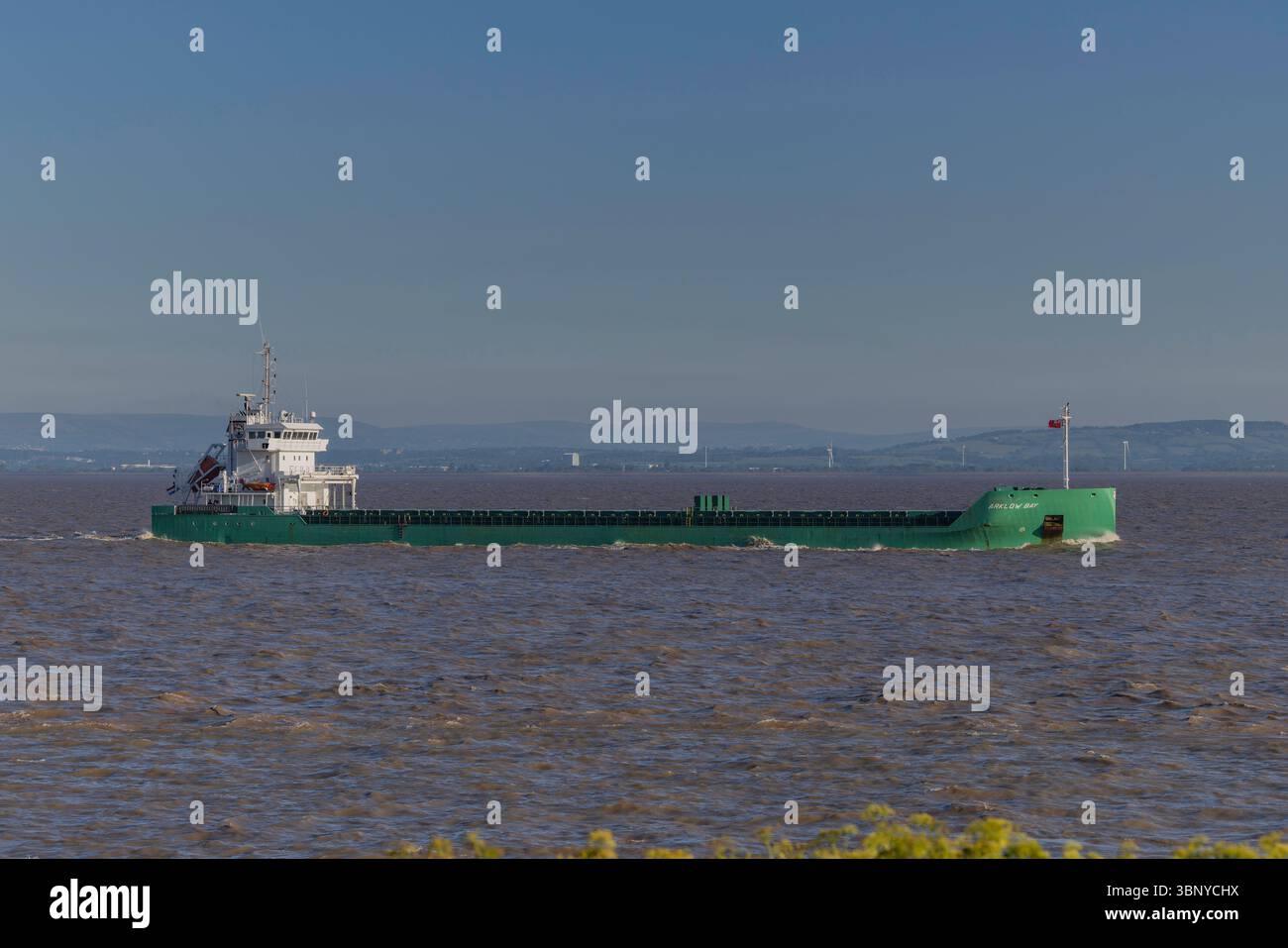 Coastal vessel Arklow Bay heading for Avonmouth docks Stock Photo - Alamy
