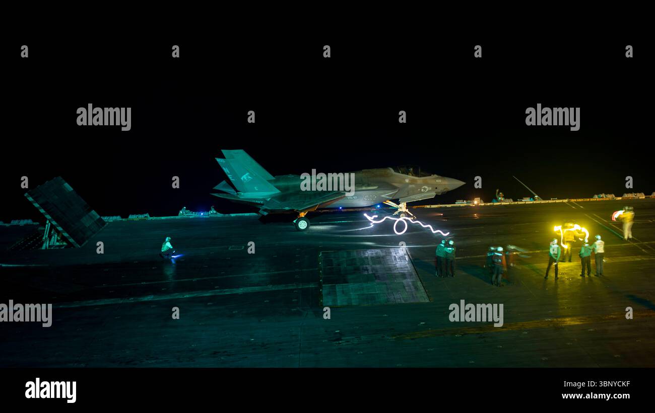 (June 29, 2025) An F-35C Lightning II, attached to Strike Fighter ...