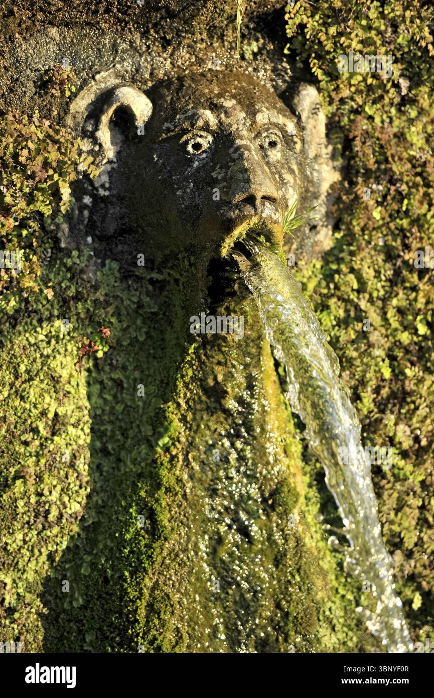 Gargoyles, Avenue of a Hundred Fountains, Viale delle Cento Fontane ...