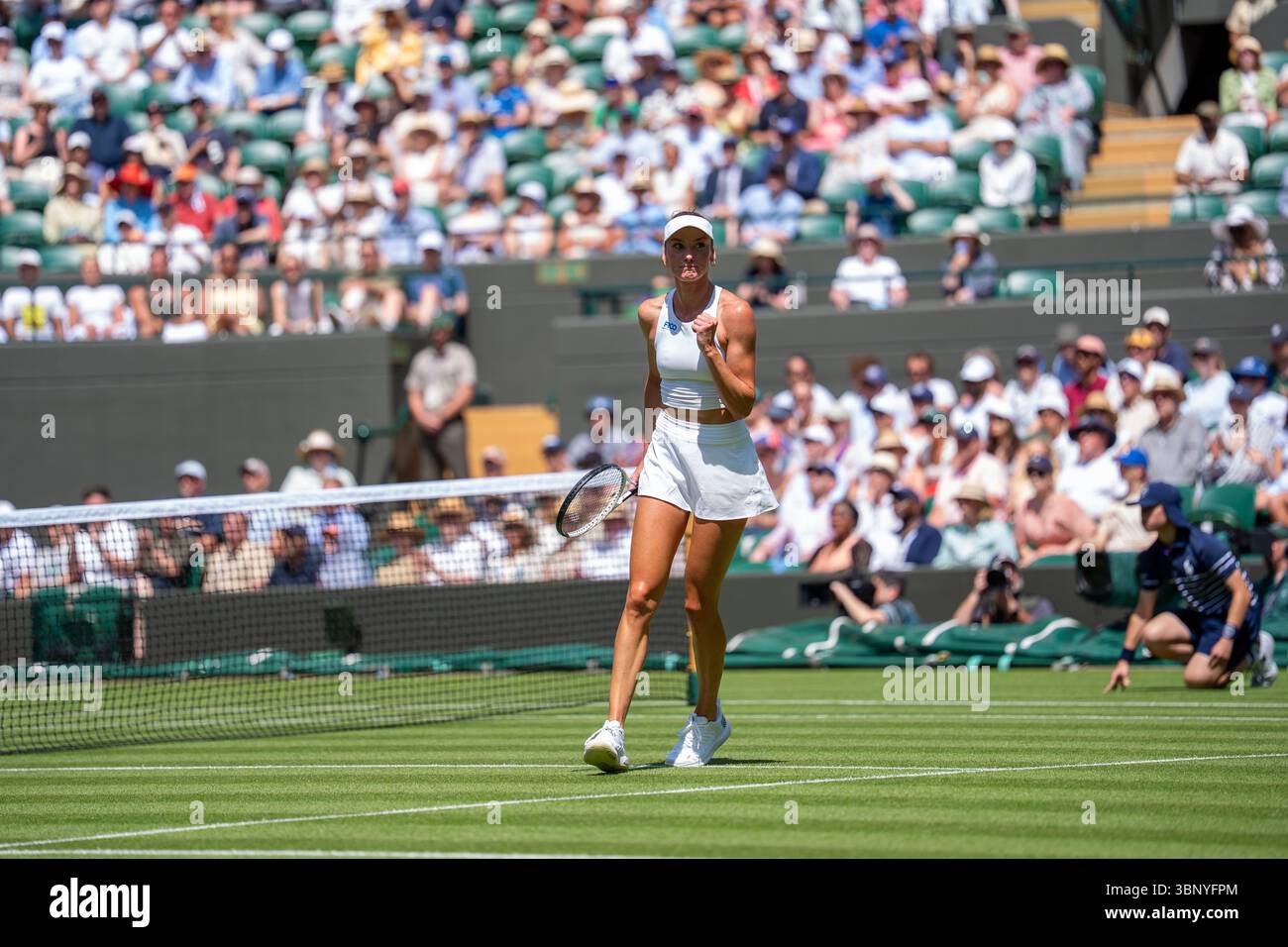 LONDON, ENGLAND - JUNE 30: Carson Branstine of Canada during Wimbledon ...
