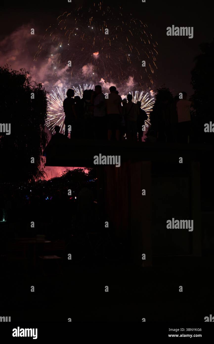 Seattle, USA. 4th July 2025. Seattleites take to the streets to ...