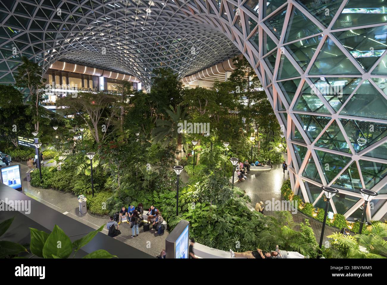 Tropical Hall, Hamad International Airport, Doha, Qatar, Orient, Asia ...