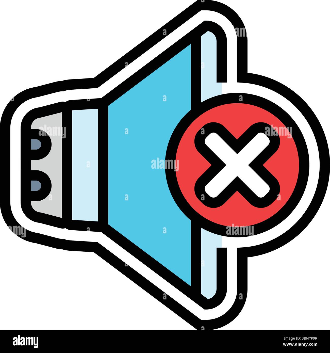 quiet operation color icon vector illustration Stock Vector Image & Art ...