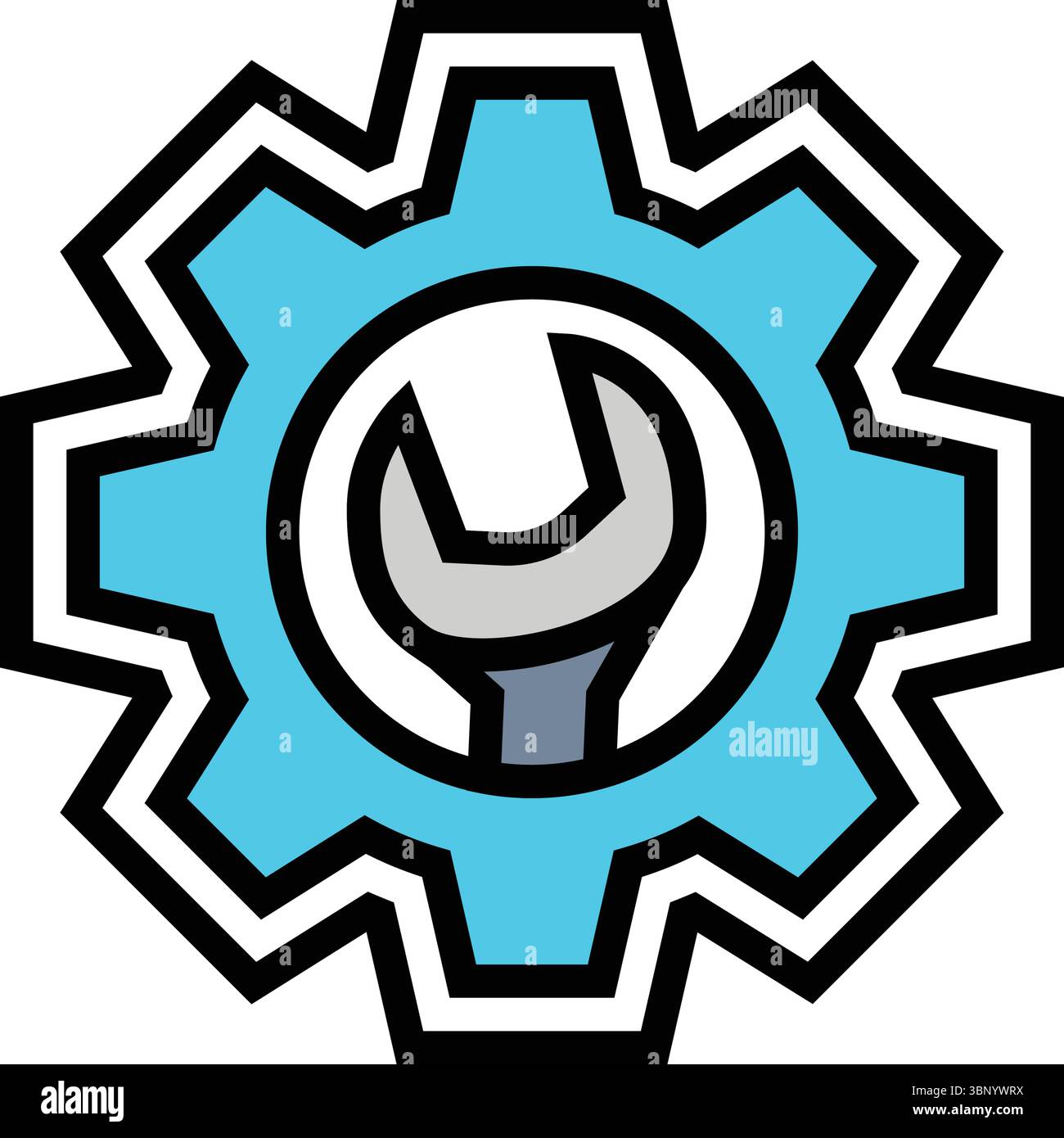 minimal maintenance color icon vector illustration Stock Vector Image ...