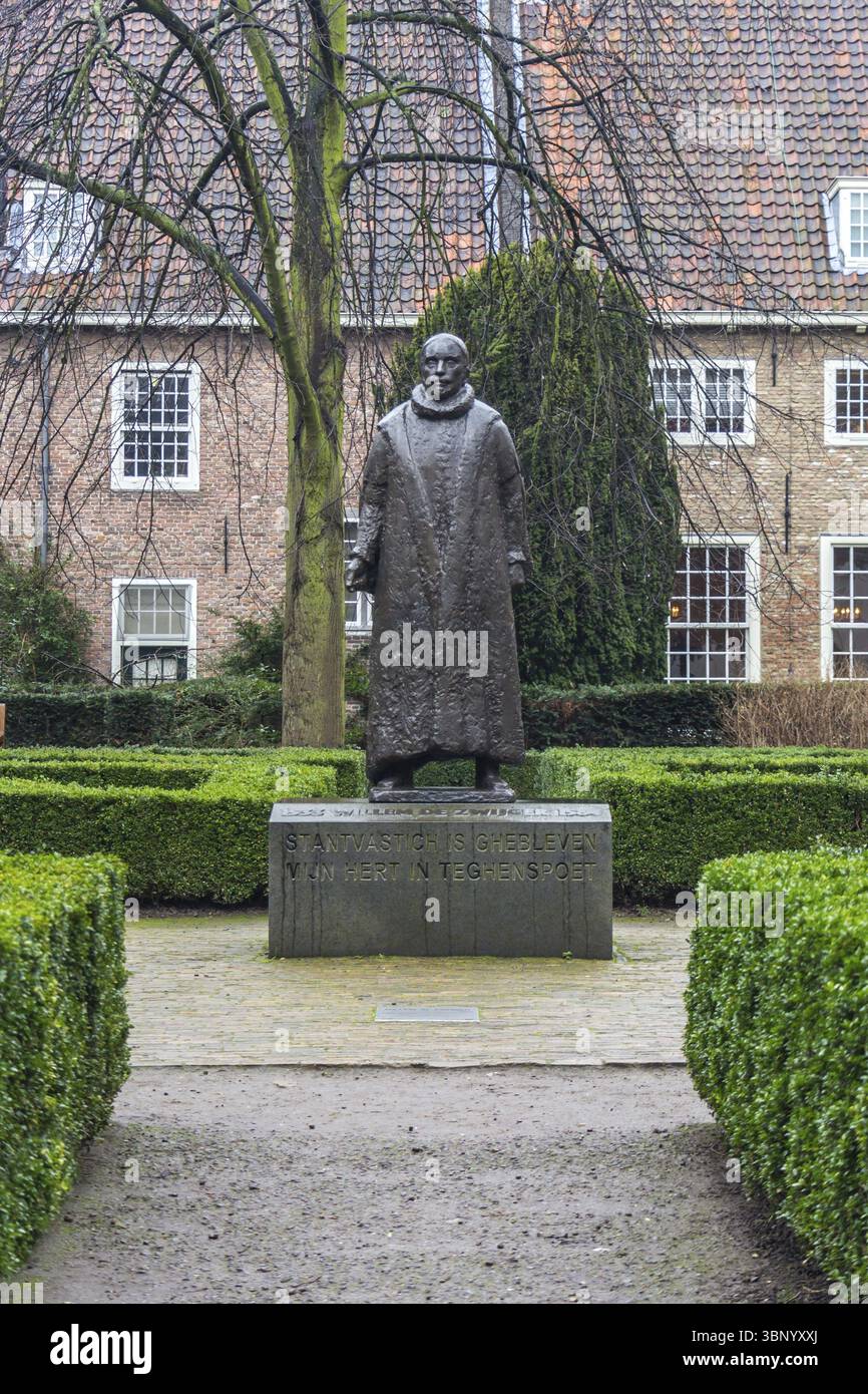 Statue of William of Orange or William the Silent of the Netherlands in ...