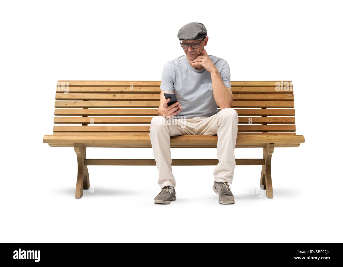 Video call mature adult Cut Out Stock Images & Pictures - Alamy