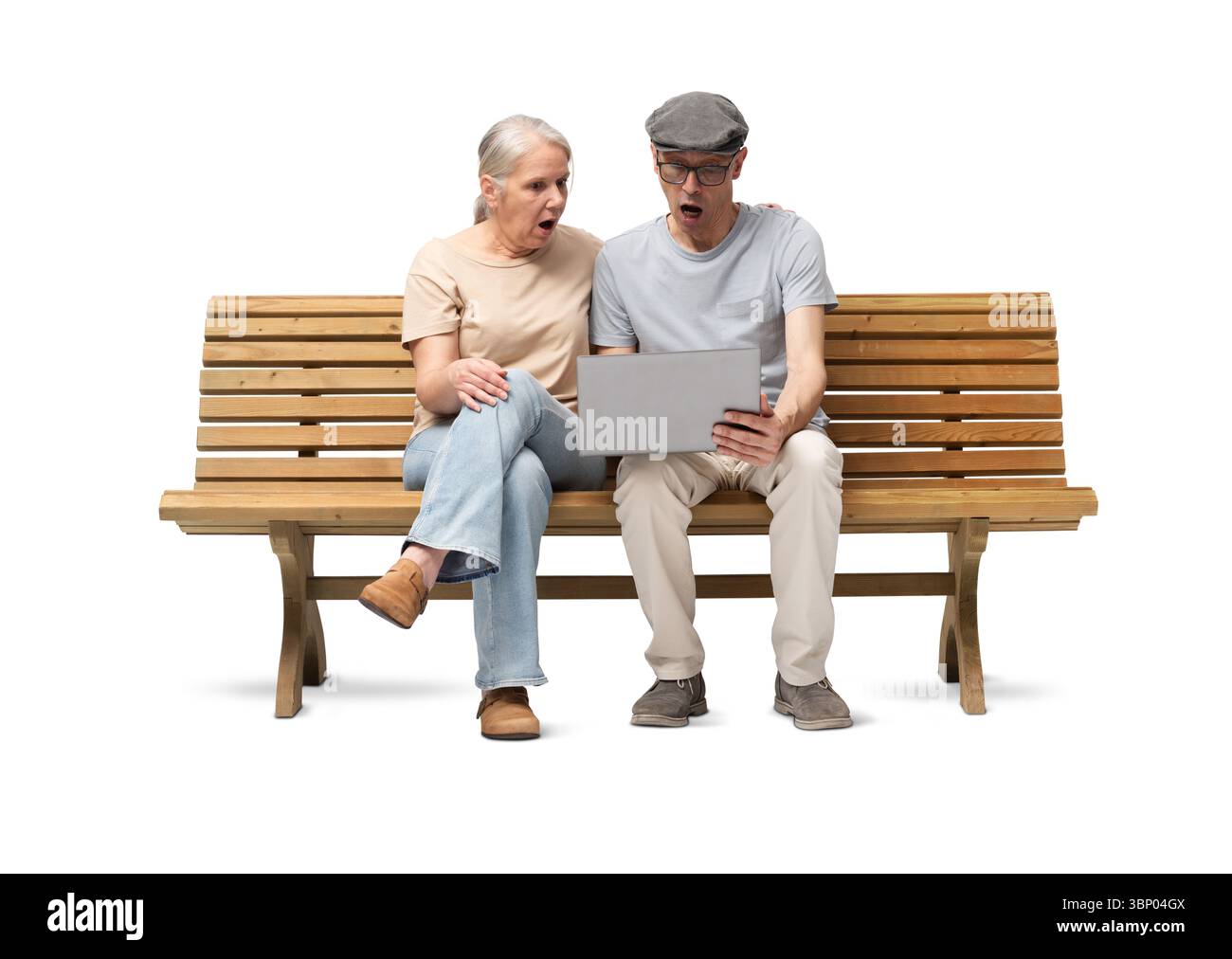 Laptop bench technology Cut Out Stock Images & Pictures - Alamy