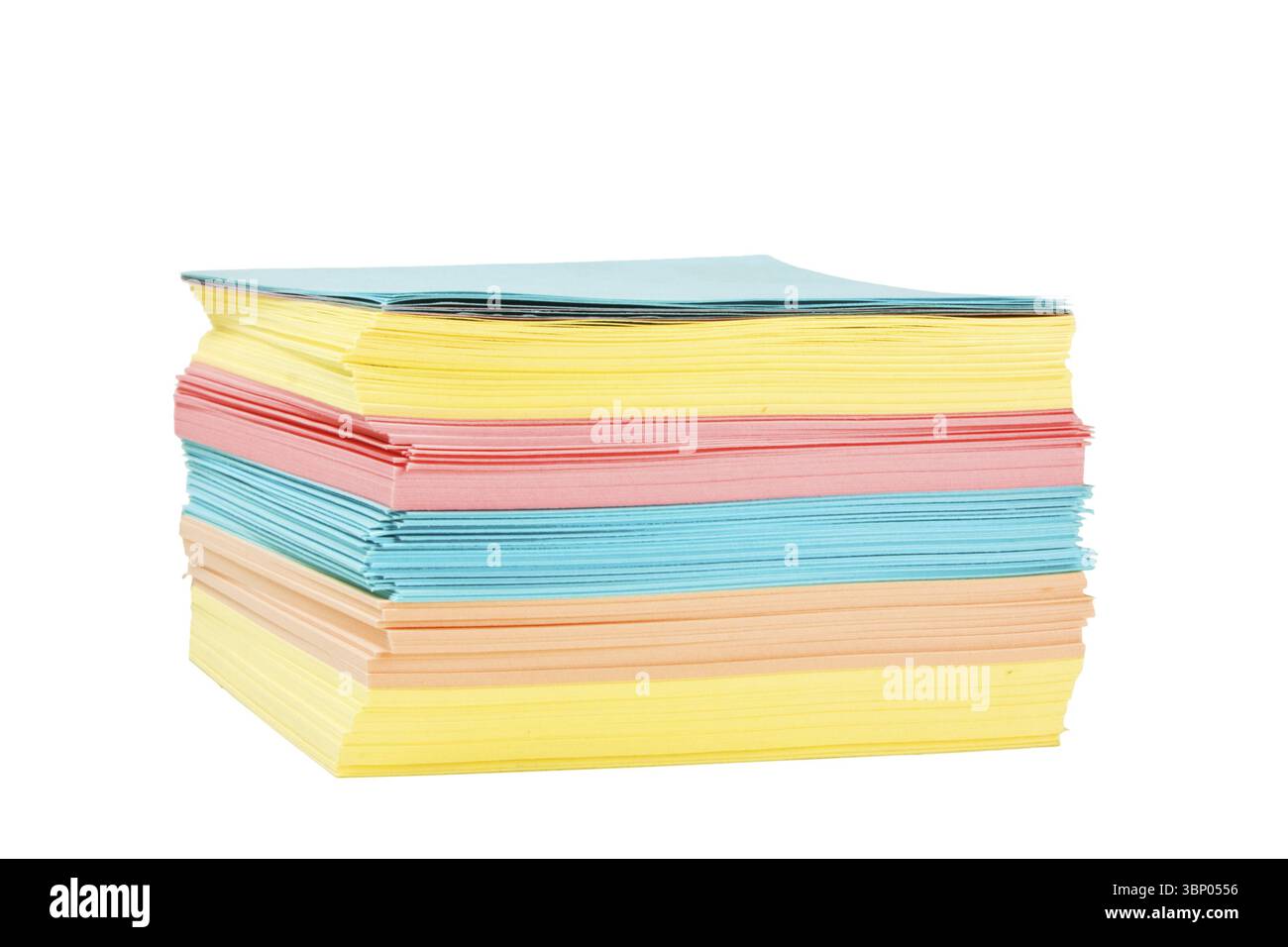 Stack paper background Cut Out Stock Images & Pictures - Alamy