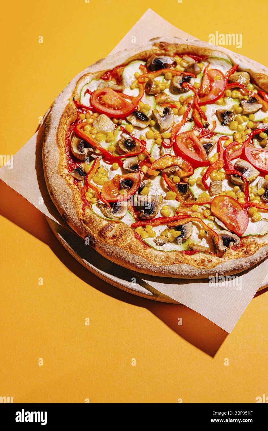 Colorful pizza features variety hi-res stock photography and images - Alamy