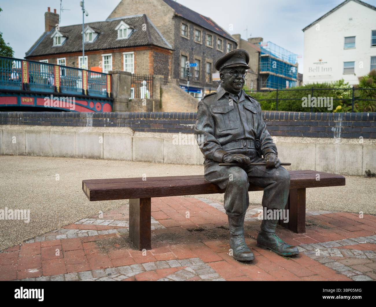 Thetford, England, United Kingdom, 24th June 2025, statue commemorating ...