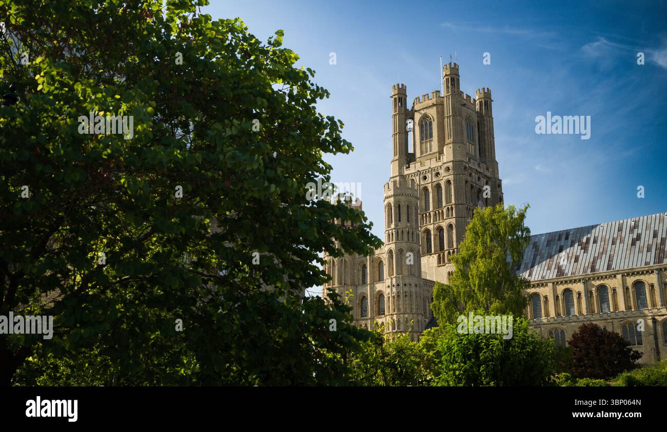 Ely, England, United Kingdom, 24th June 2025, Ely Cathedral exterior ...