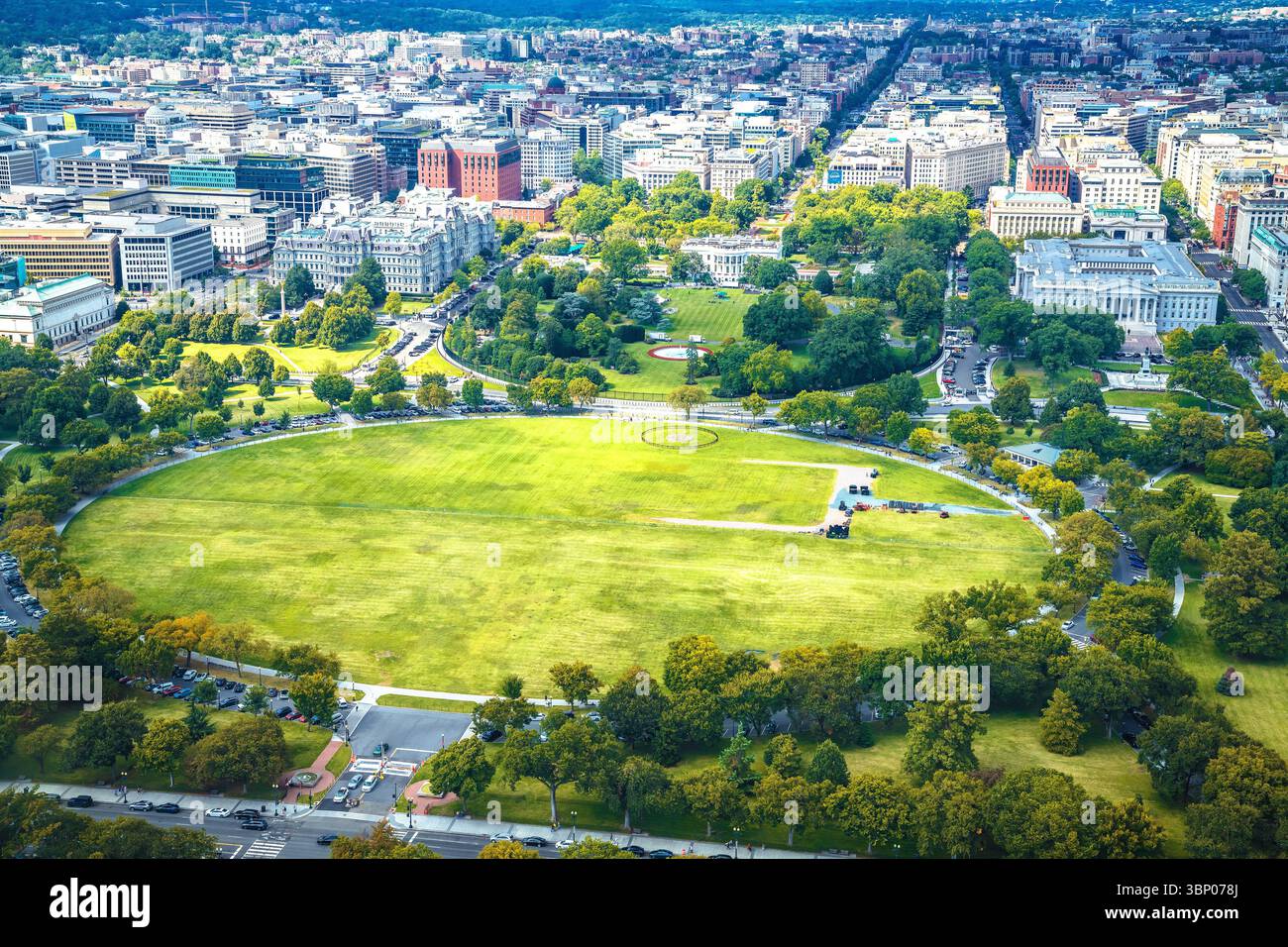 The white house washington dc aerial hi-res stock photography and ...