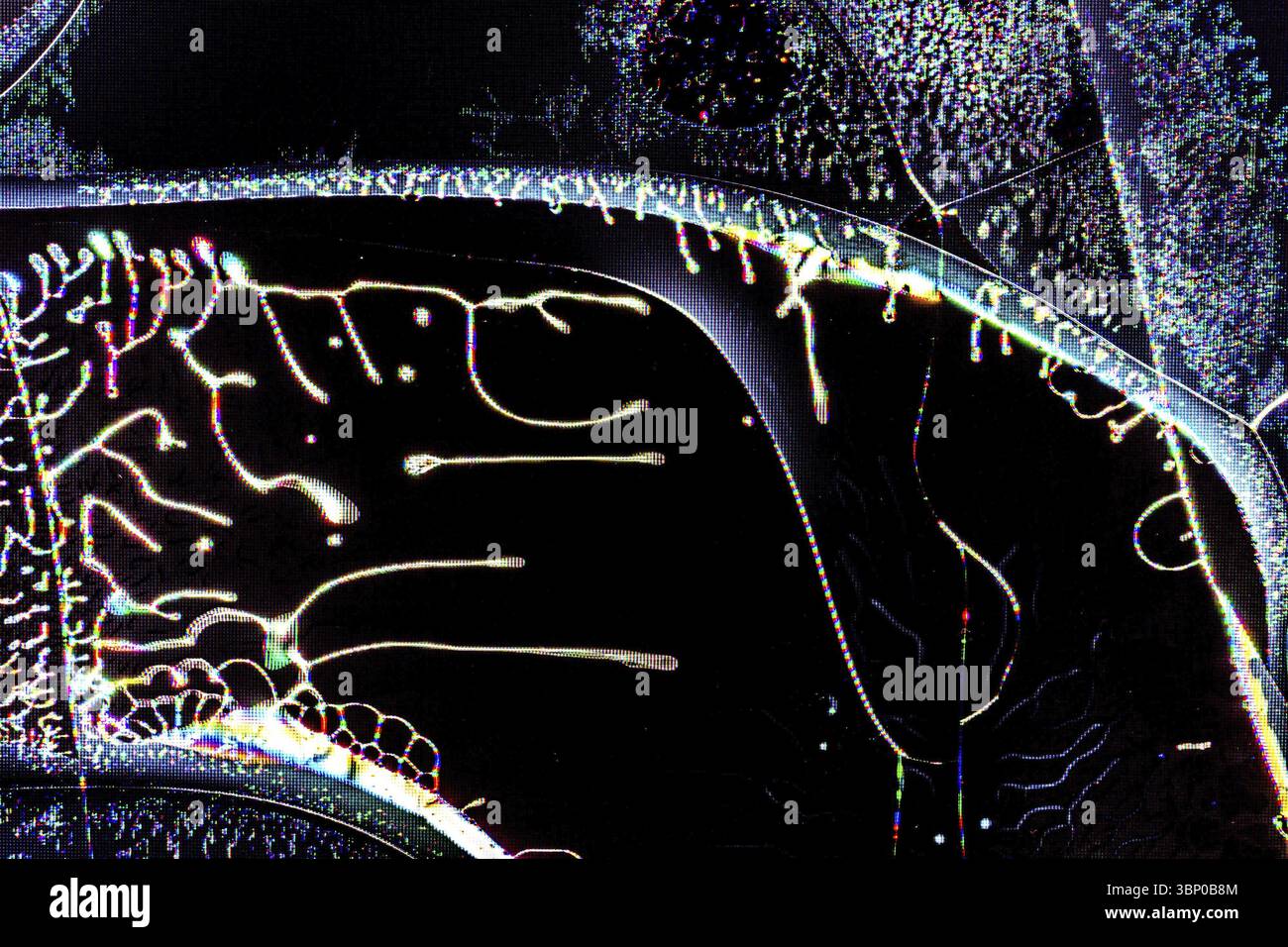 Texture background cracks on the broken screen of a liquid crystal ...