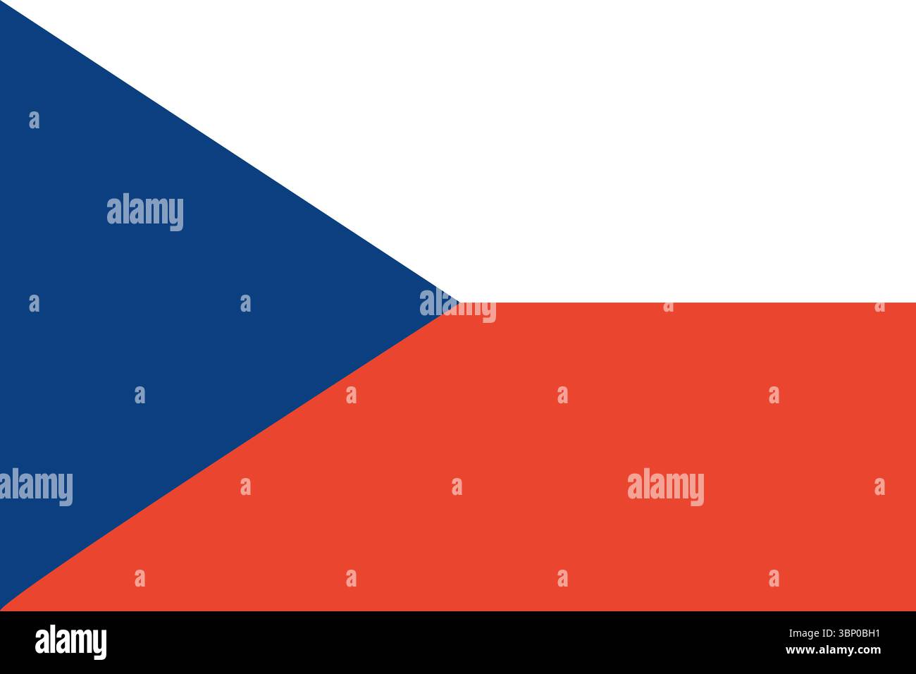 Czech Republic Flag. Official colors and proportions. National Czech ...