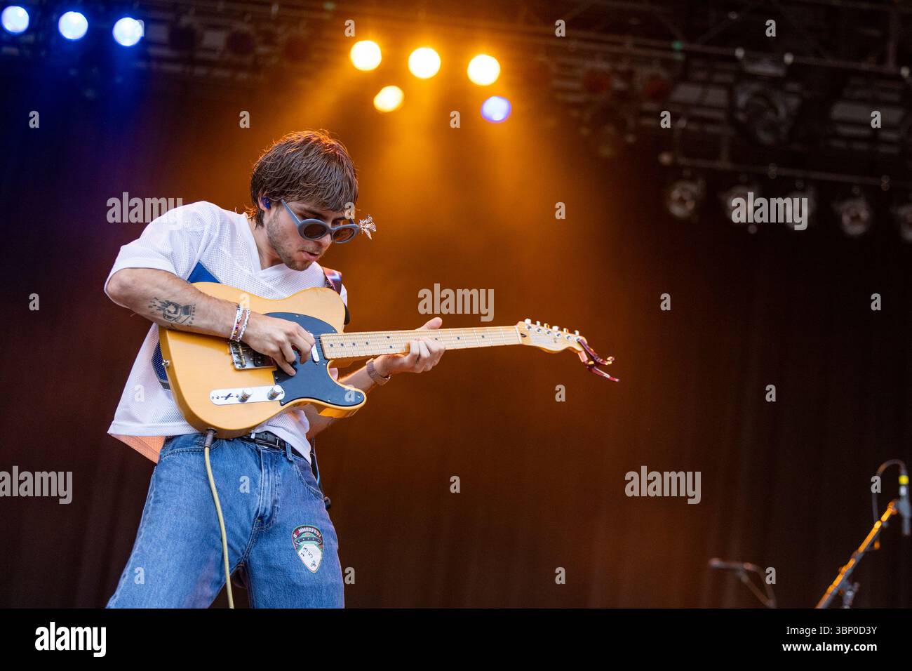 Tyler Mabry of Hey, Nothing during the Summerfest Music Festival on ...