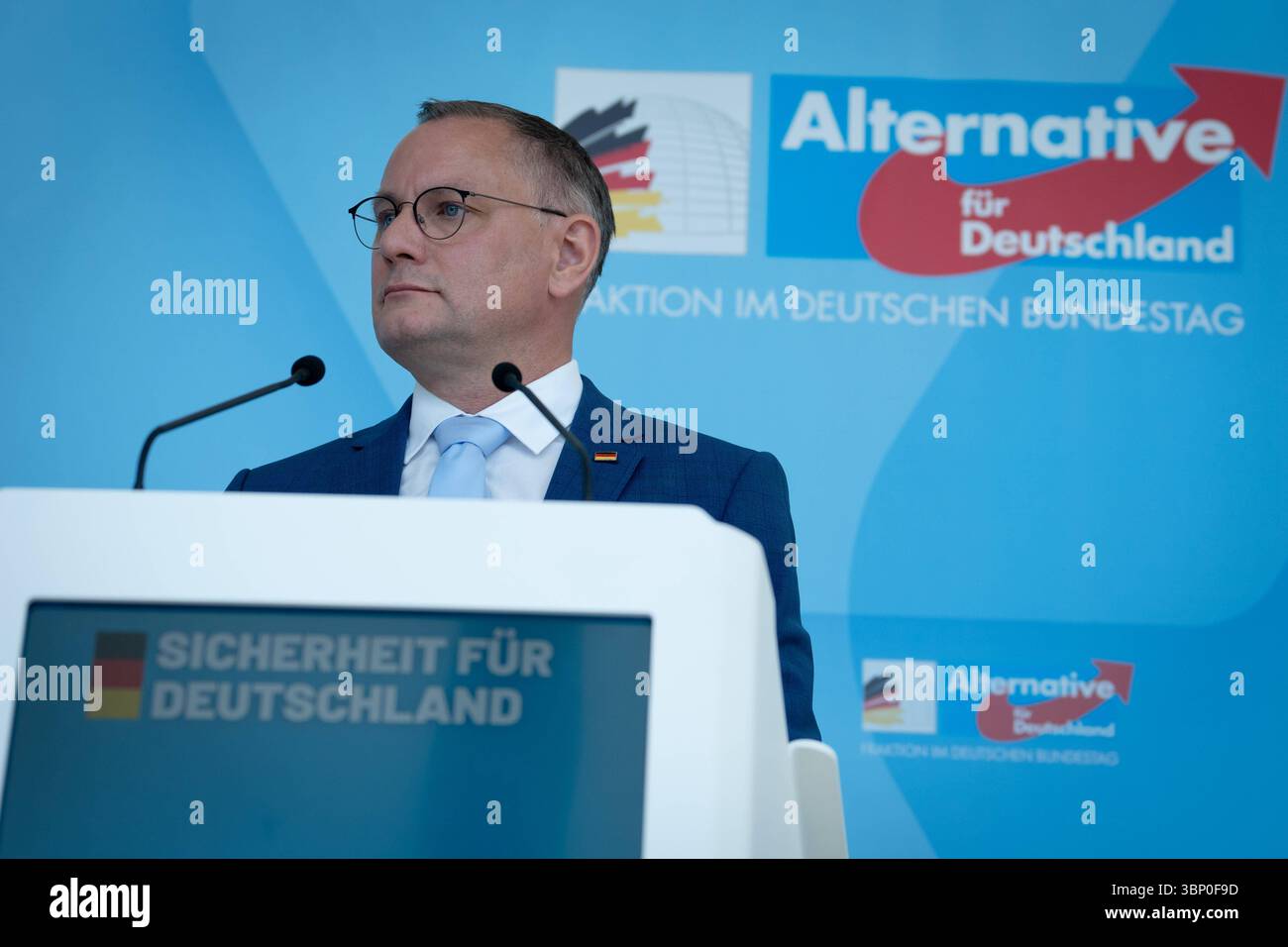 AfD, Tino Chrupalla Bundestag, Bundestagsfraktion, AfD, Pressestatement ...
