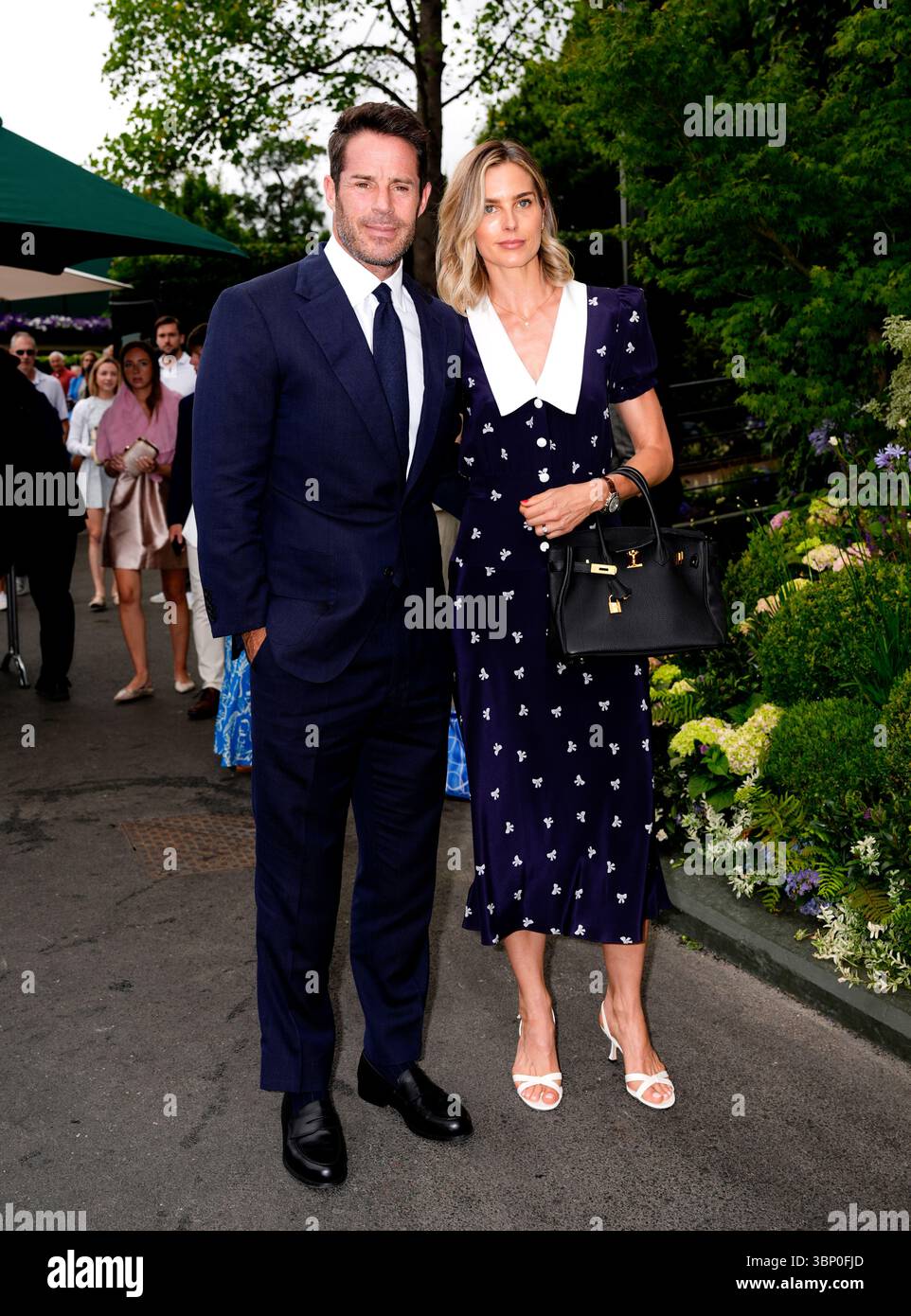 Jamie and Frida Redknapp on day six of the 2025 Wimbledon Championships ...