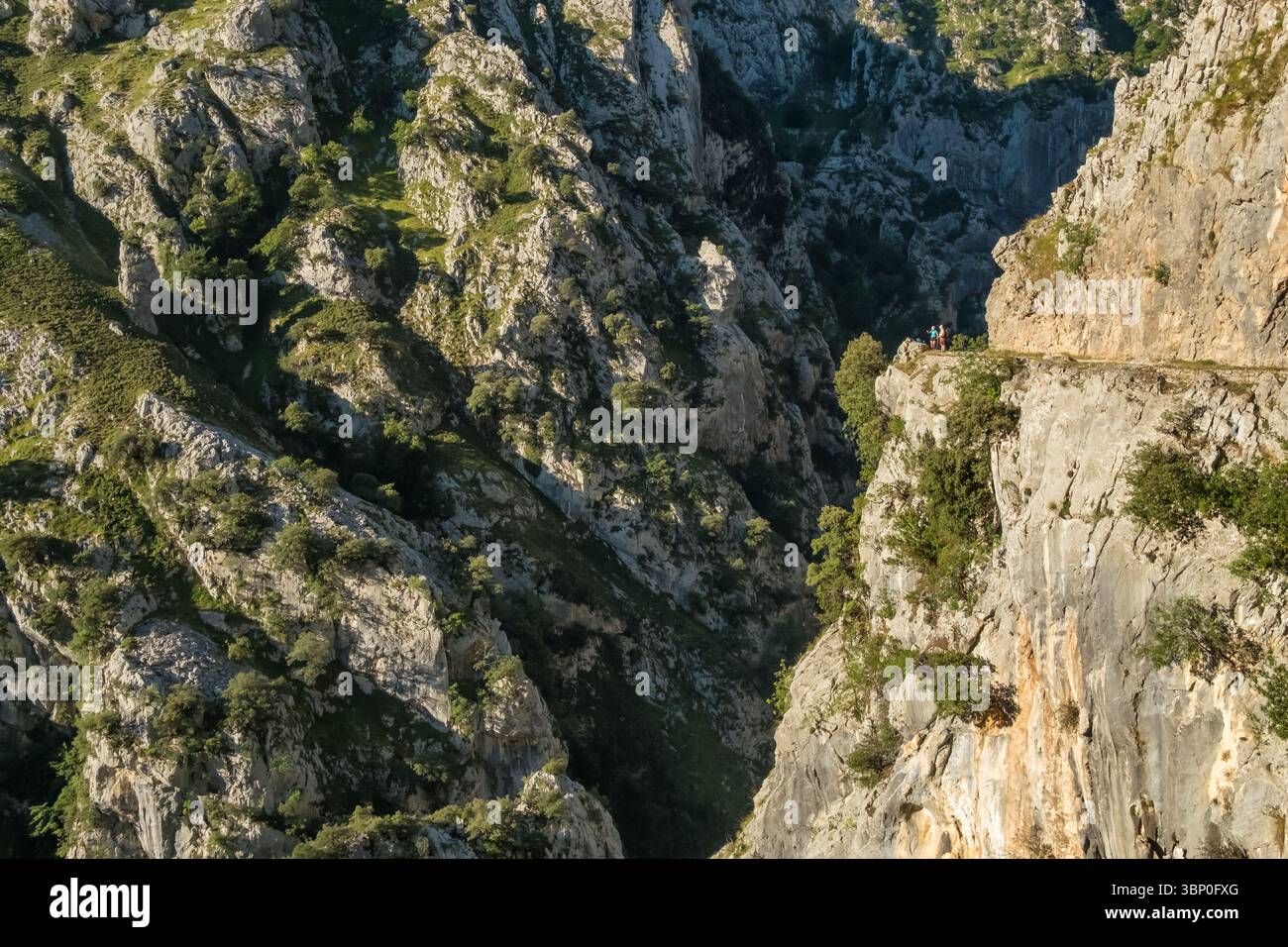 Ruta del Cares Hiking Trail in Picos de Europa in Summer, Northern ...