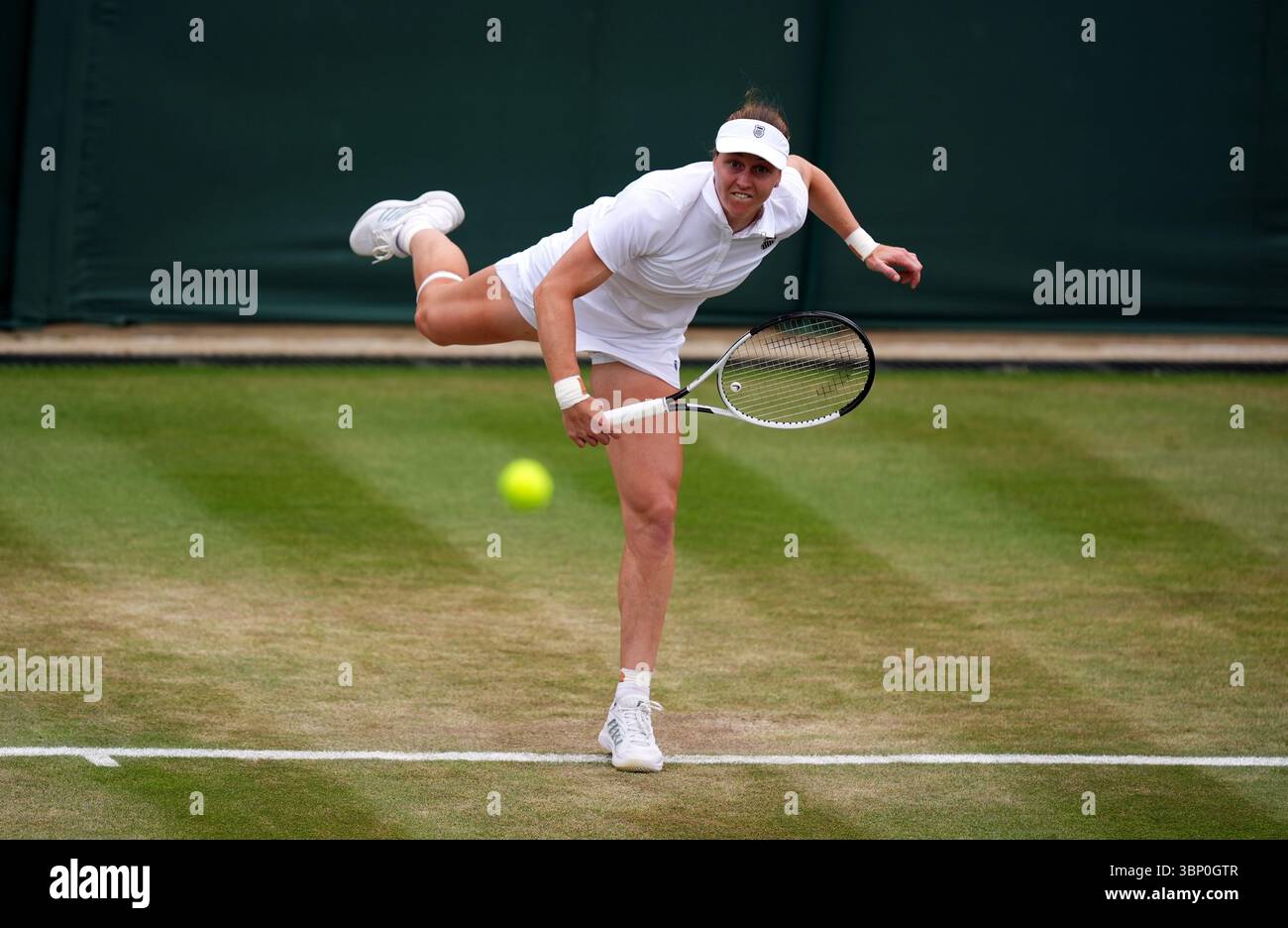 Liudmila Samsonova during her Ladies’ Singles match against Daria ...