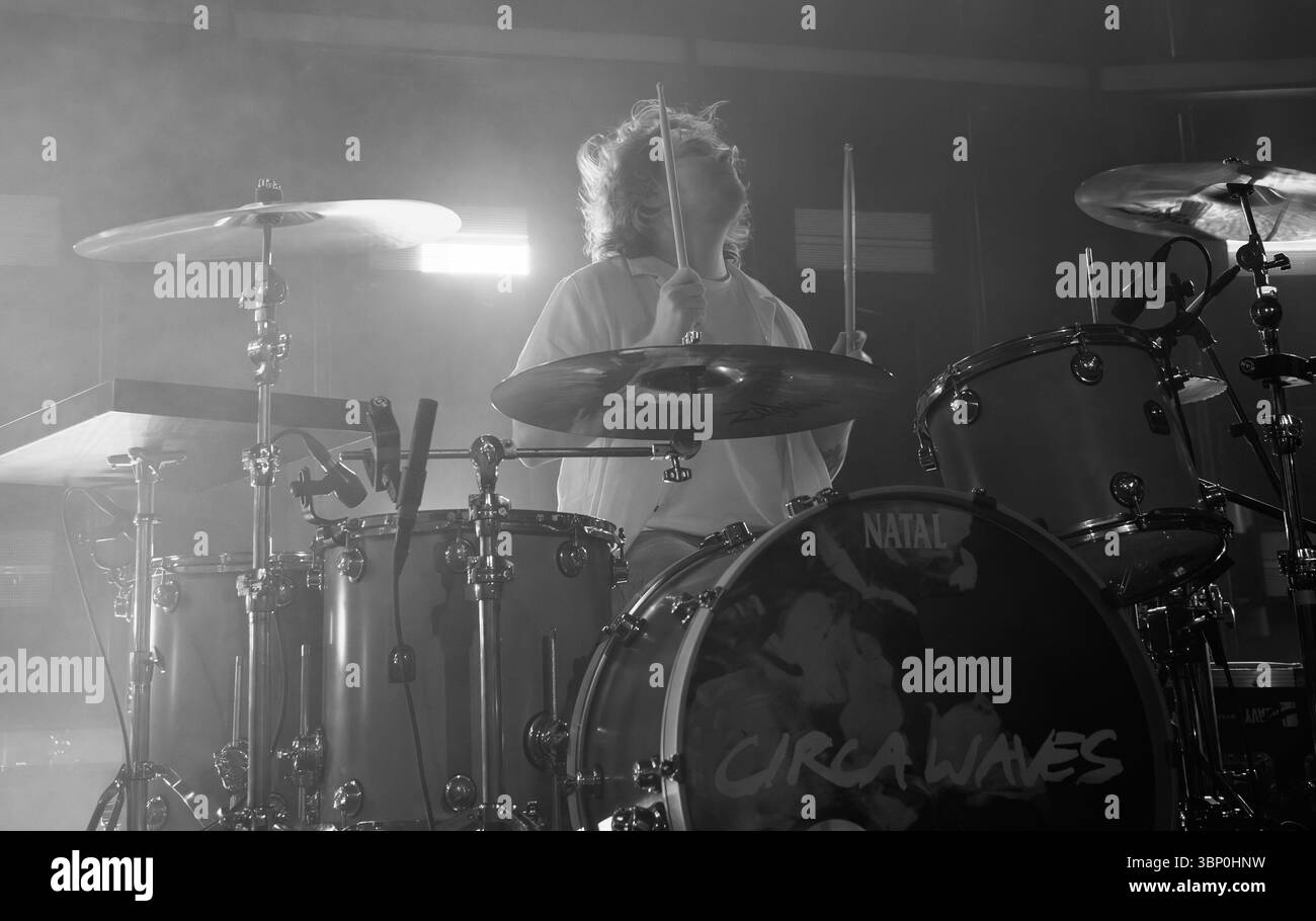 Colin Jones in Circa Waves performing live at The Cambridge Junction ...