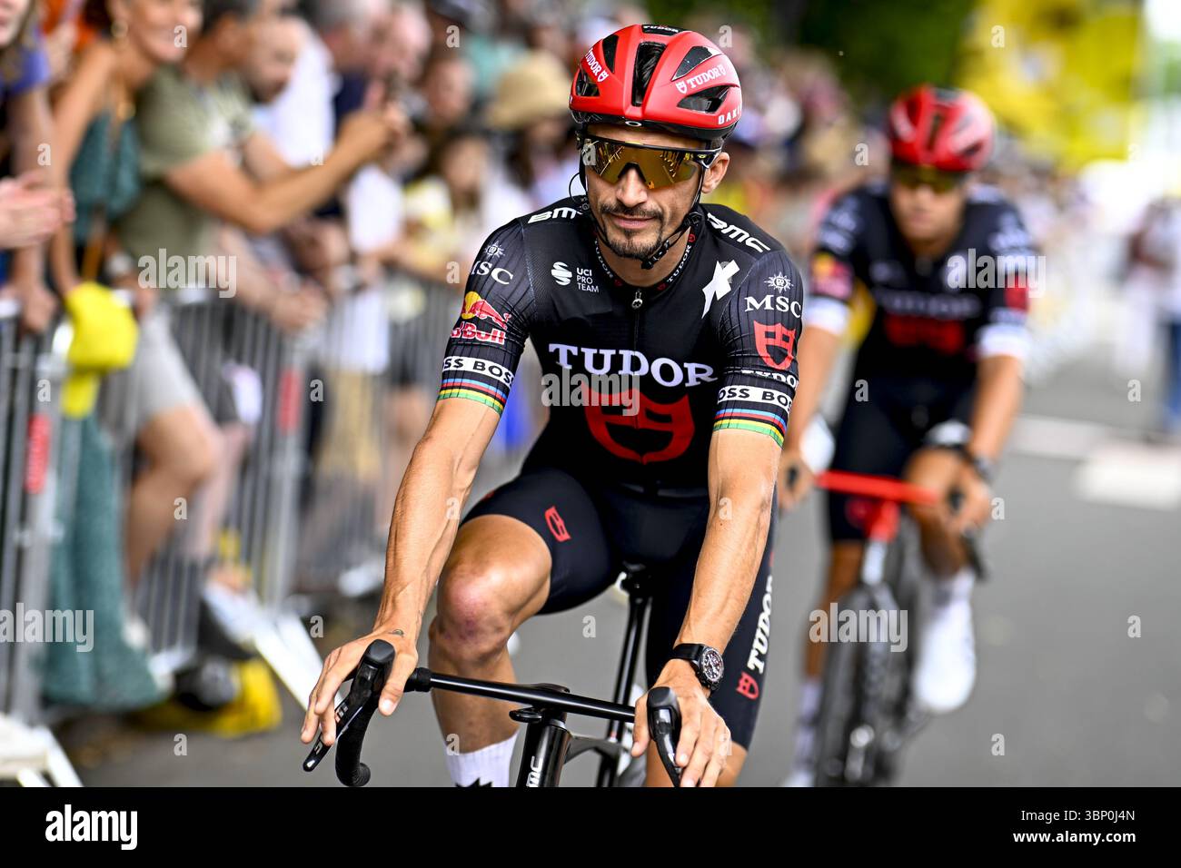 Lille, France. 05th July, 2025. French Julian Alaphilippe of Tudor Pro ...