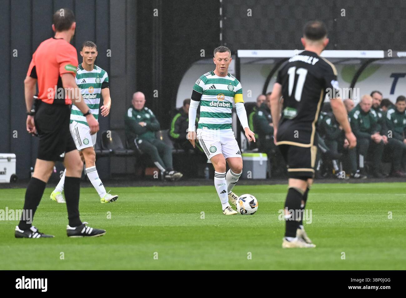 Glasgow, UK. 4th July, 2025. Celtic captain Callum McGregor in ...