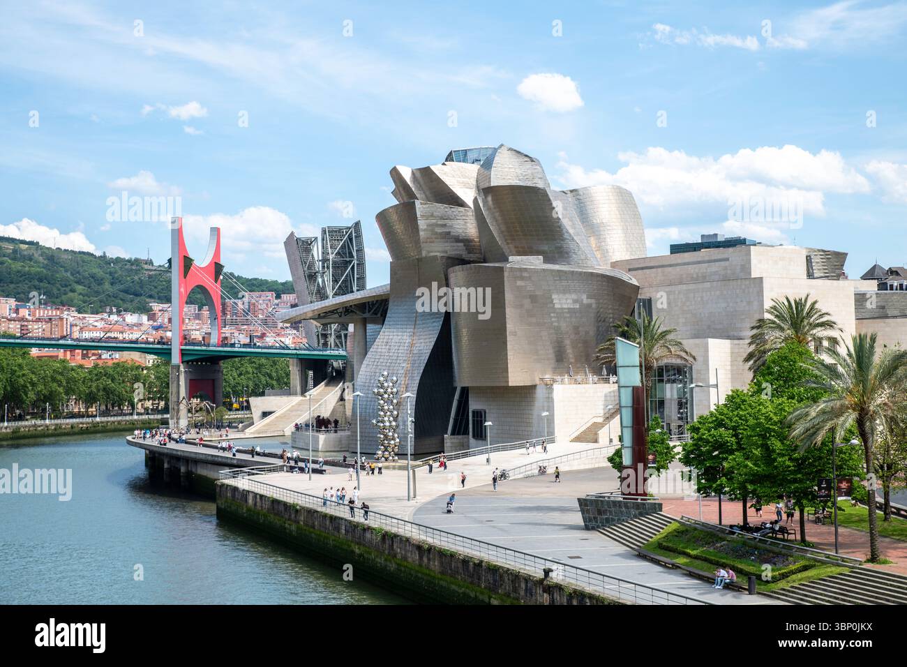 Bilbao City, Frank Gehry architect, Guggenheim Museum, spain Stock ...