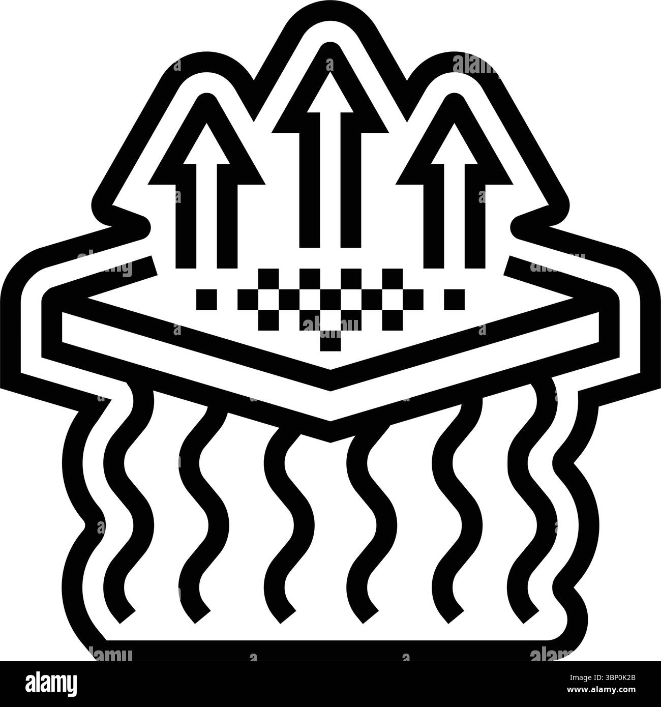 Durable material line icon Black and White Stock Photos & Images - Alamy