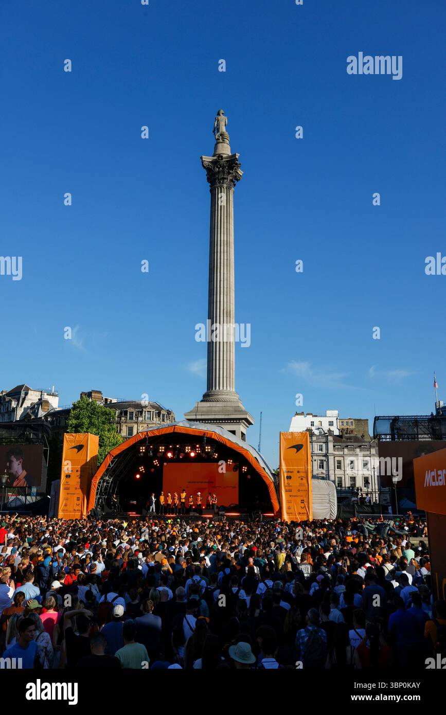 London: F1 McLaren London Live on July, 2, 2025, (Photo by Hoch Zwei ...