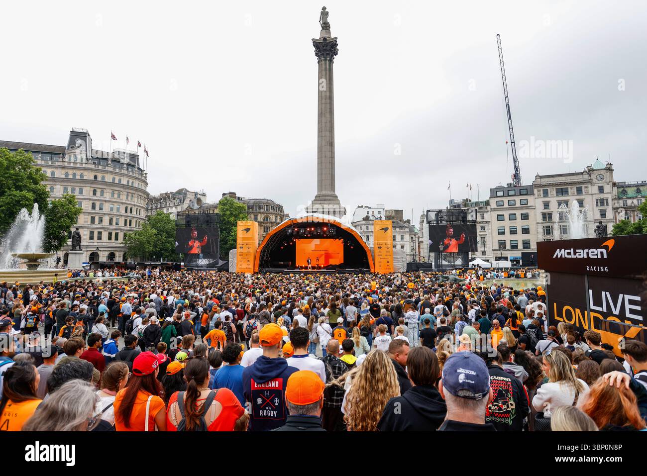 London: F1 McLaren London Live on July, 2, 2025, (Photo by Hoch Zwei ...