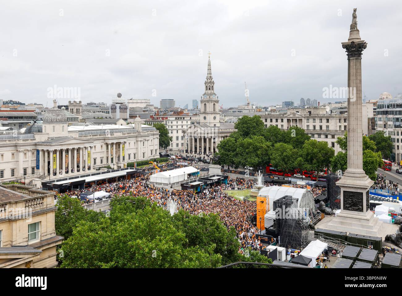 London: F1 McLaren London Live on July, 2, 2025, (Photo by Hoch Zwei ...