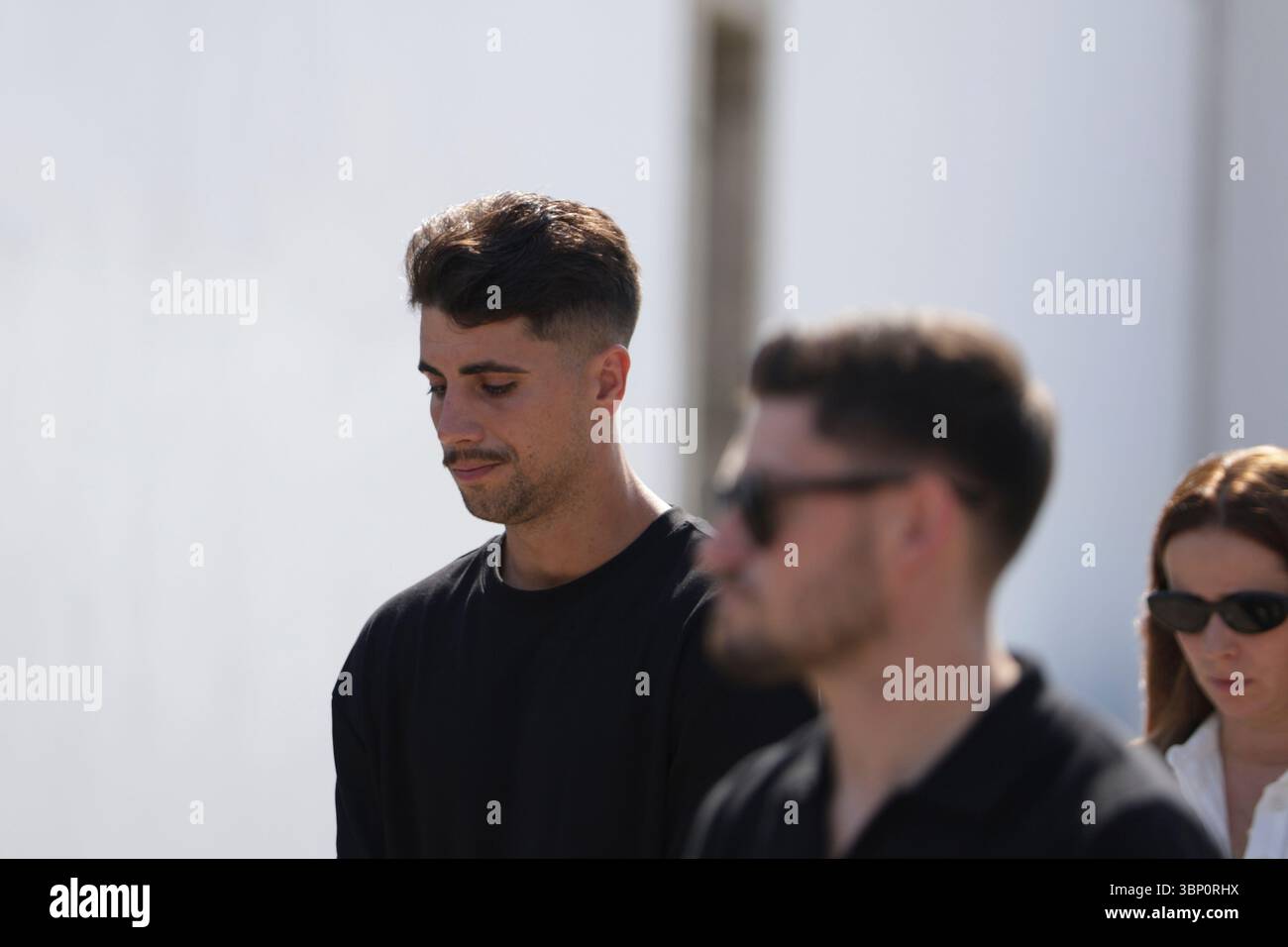 Gondomar, Portugal. 05th July, 2025. Funeral procession arrives for the ...