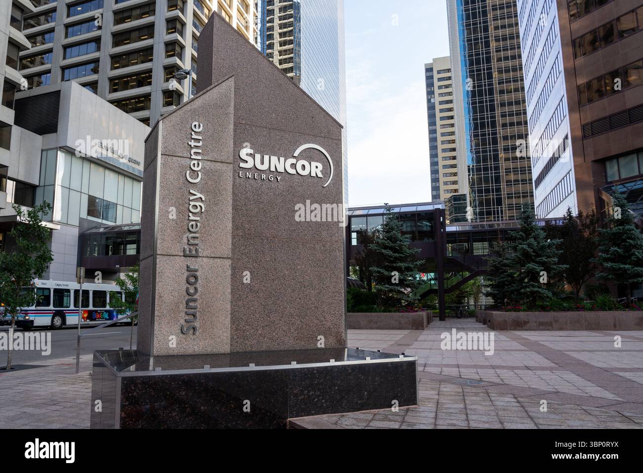 Suncor Energy headquarter in downtown Calgary, Alberta, Canada Stock ...