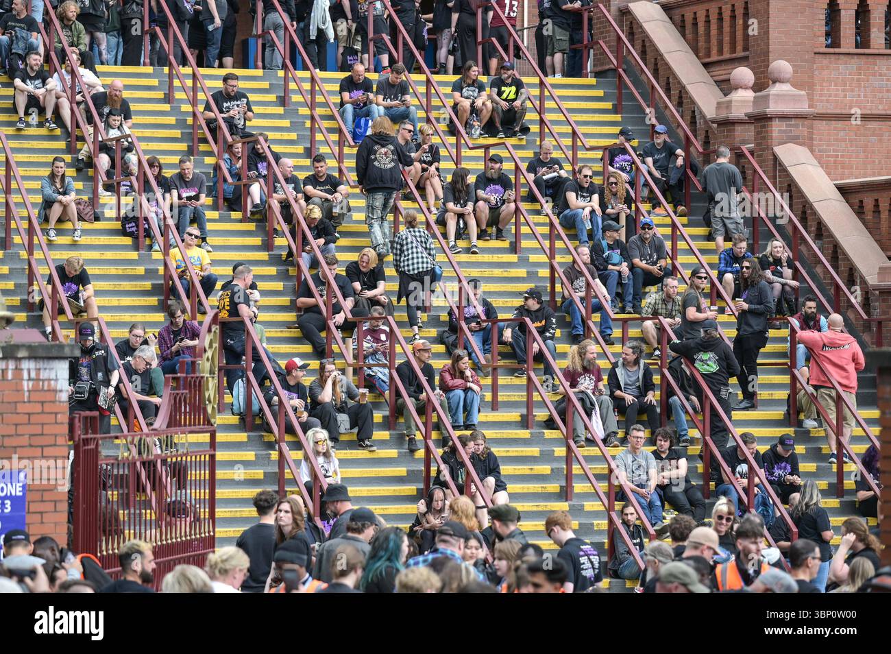 Villa Park, Aston, Birmingham July 5th 2025. Black Sabbath fans arrive ...