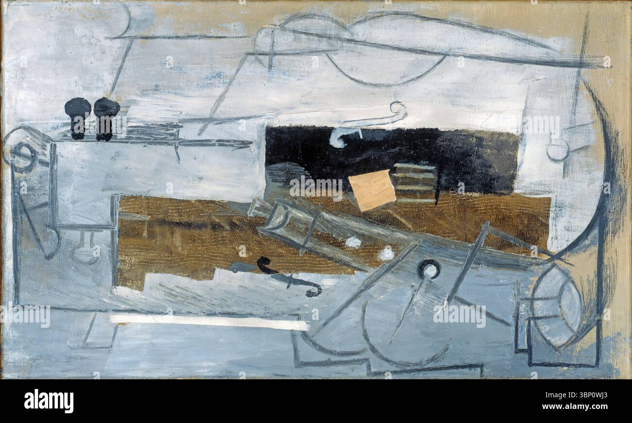 Clarinet and Violin Artist: Pablo Picasso Created: 1913 Genre: Still ...
