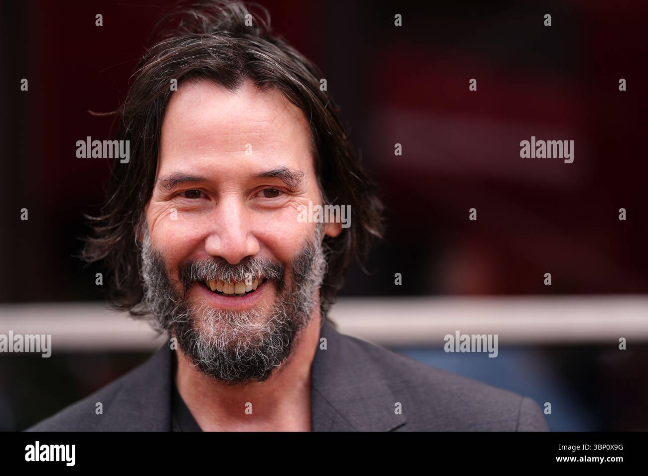 Keanu Reeves in the paddock at Silverstone Circuit, Northamptonshire ...