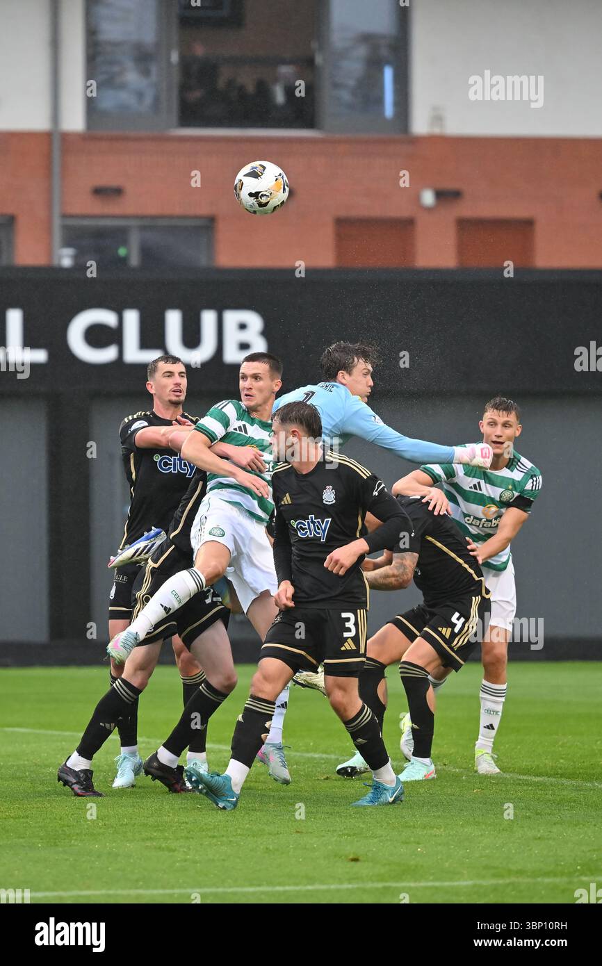Glasgow, UK. 4th July, 2025. Queen’s Park goalkeeper Calum Ferrie ...