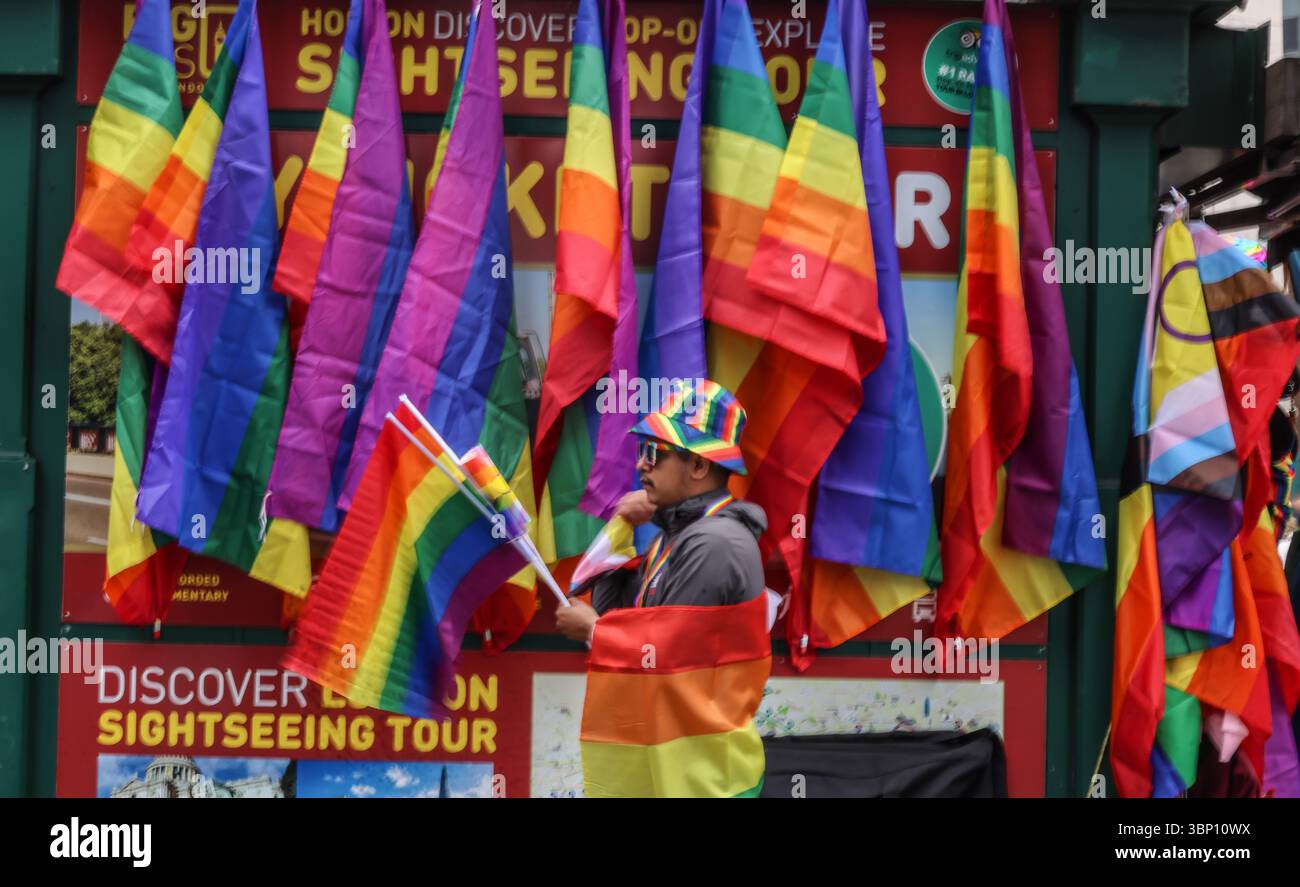 London, UK. 05th July, 2025. Pride in London the annual LGBT pride ...