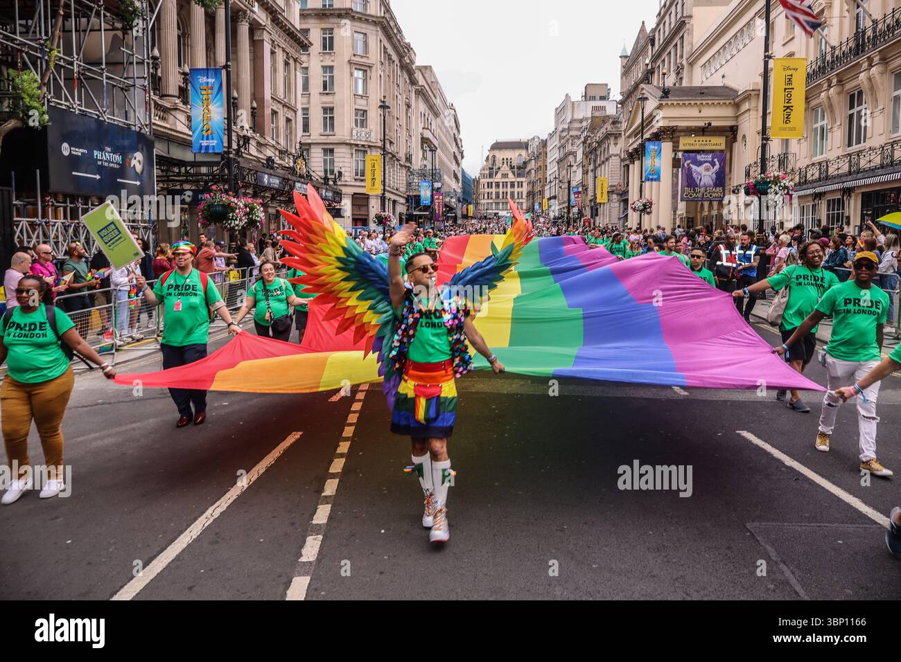 Pride in London the annual LGBT pride festival and pride parade took ...