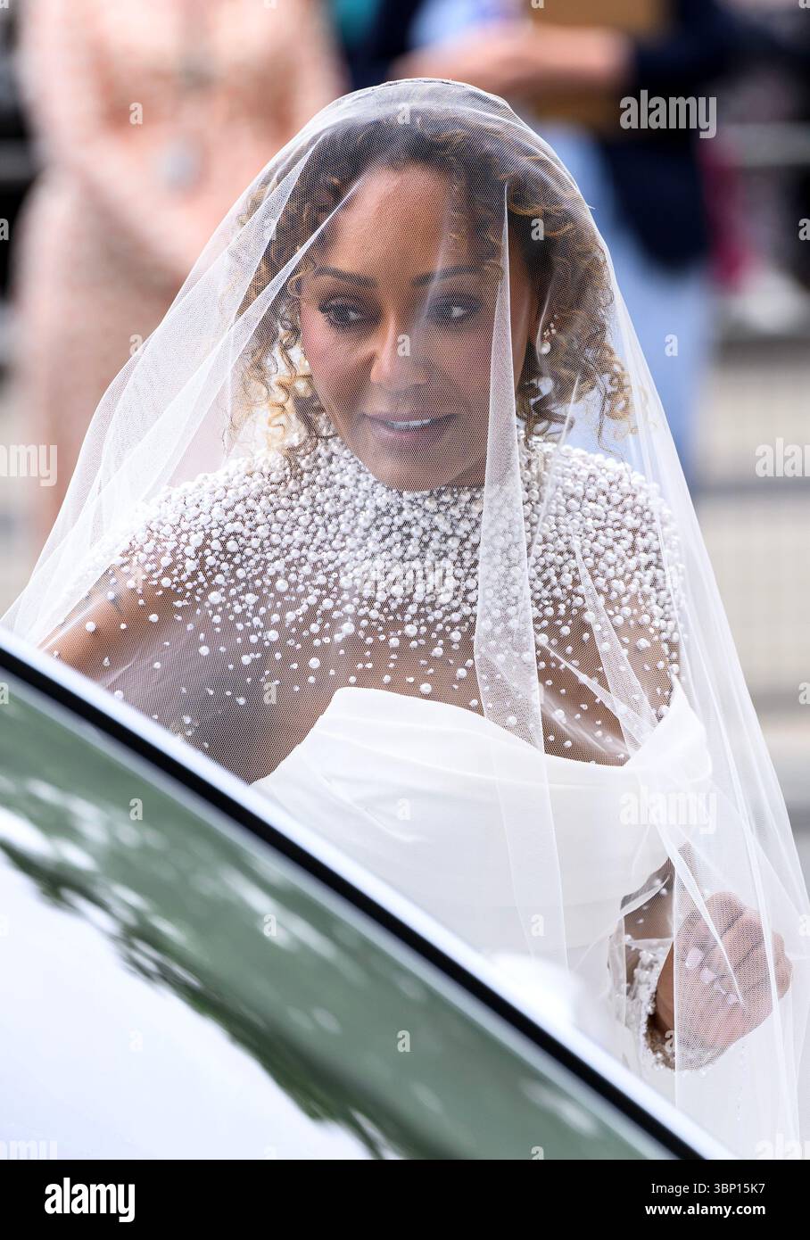 London, UK. July 5th, 2025. Melanie Brown at her Wedding to Rory McPhee ...