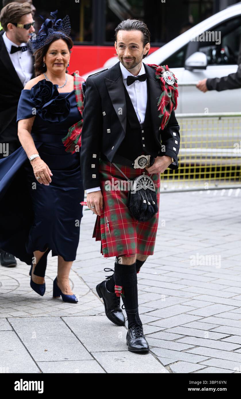 London, UK. July 5th, 2025. Rory McPhee at the Wedding of Mel B and ...
