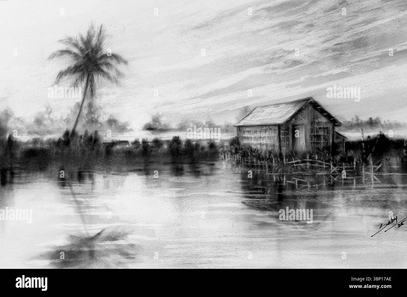 Charcoal print Black and White Stock Photos & Images - Alamy
