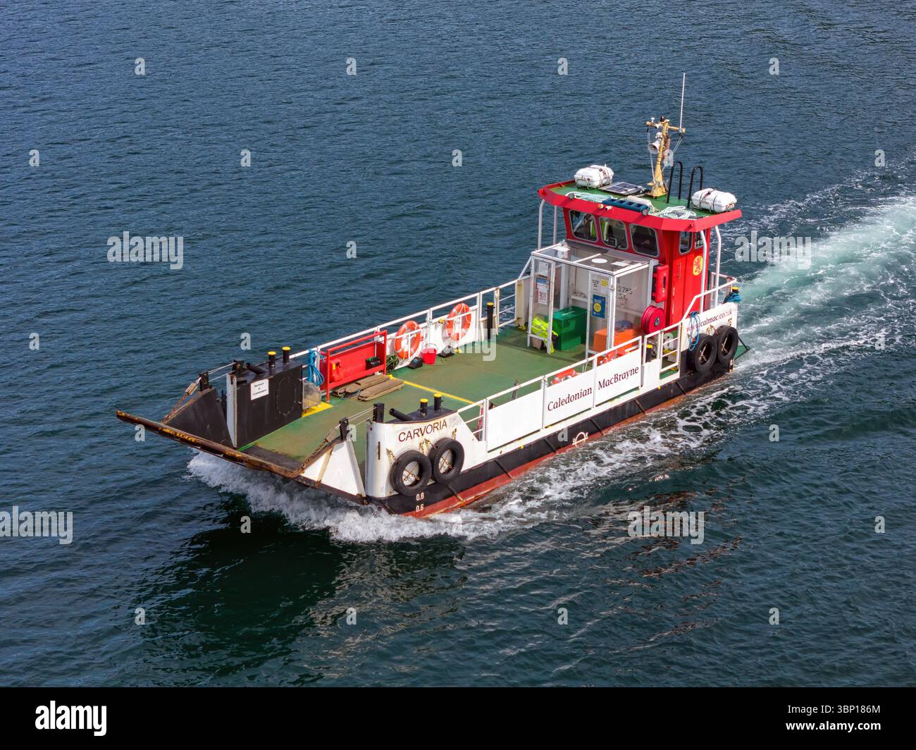 The Caledonian MacBrayne (CalMac) ferry Carvoria connects the Isle of ...