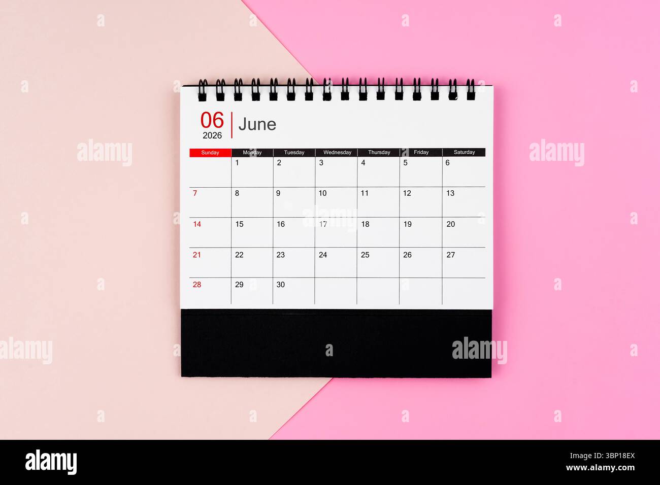 June 2026 calendar hi-res stock photography and images - Alamy